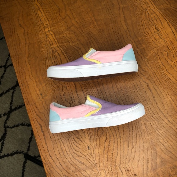 Vans | Shoes | Pastel Painted Vans | Poshmark
